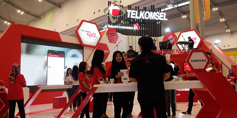 Telkomsel Perkuat Ekosistem 4G LTE Melalui Pekan Raya Indonesia
